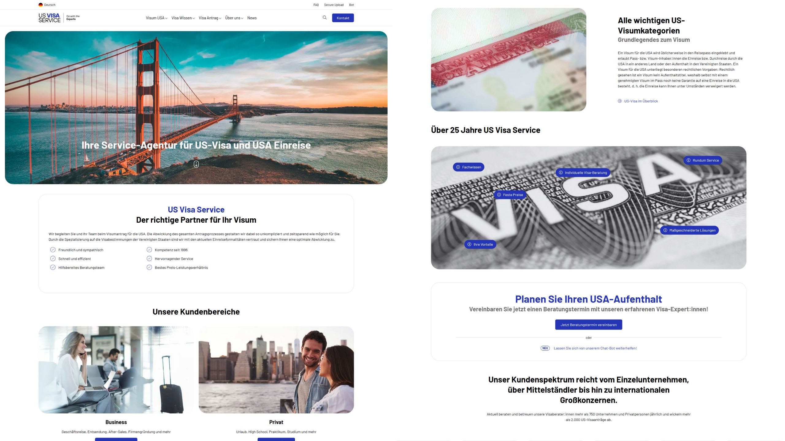 US Visa Service Rebranding